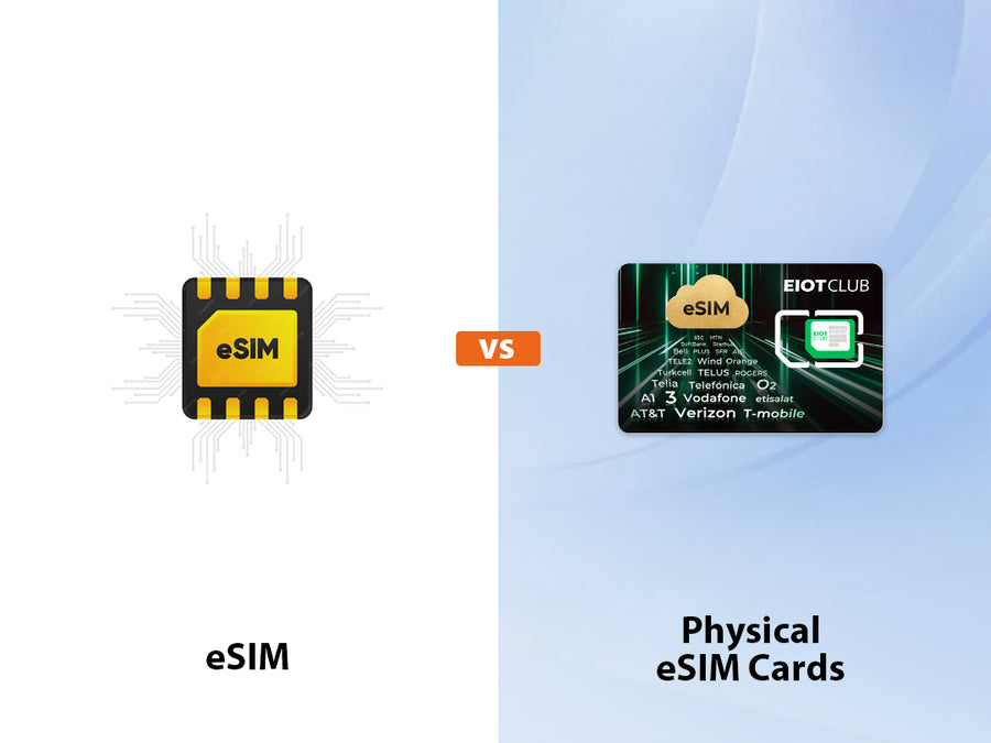 Embedded eSIM vs. Physical eSIM Card | EIOTCLUB eSIM Card – EIOTMART