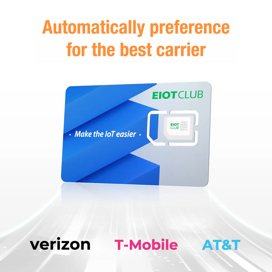 EIOTMART × EIOTCLUB Prepaid SIM Card - USA 4G LTE Cellular Data Plan